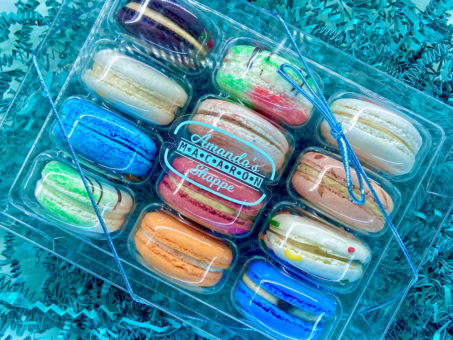 12 Pack of French Macarons - 6 Month Subscription – Amanda's Macaron Shoppe